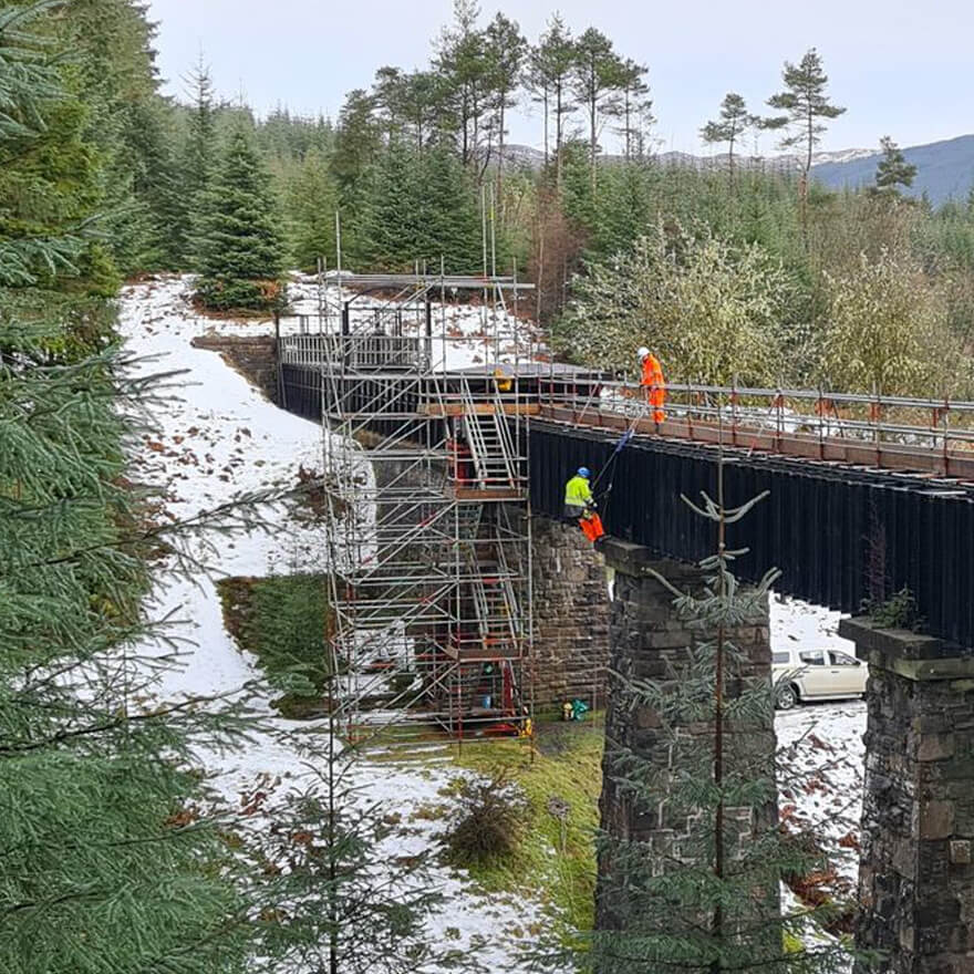 Rope Access Bridge Inspections; KATRINE AQUEDUCT - SG Access